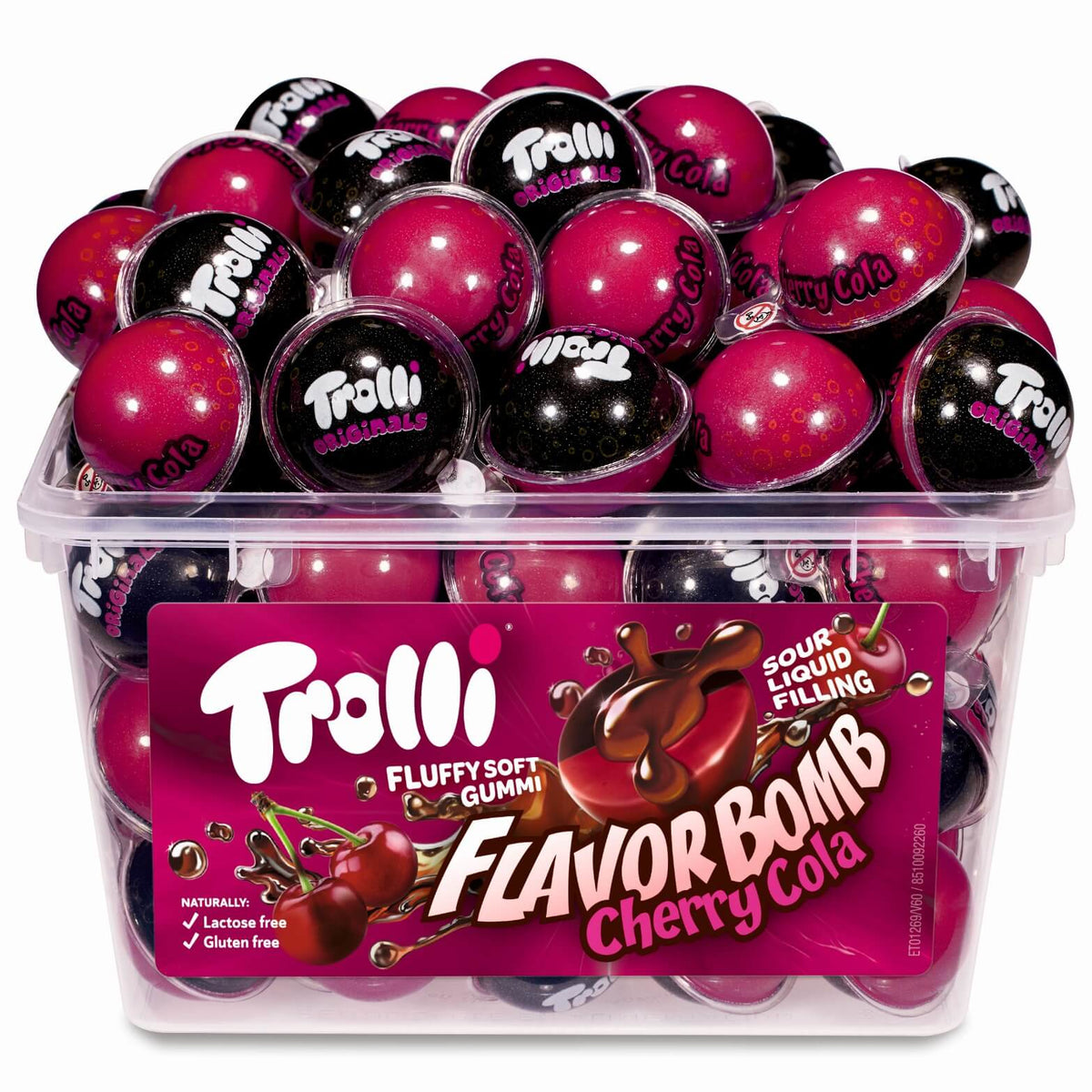 Wholesale Trolli Cherry Cola Flavorbomb 3D Candy - 60 Count | Appleton Sweets