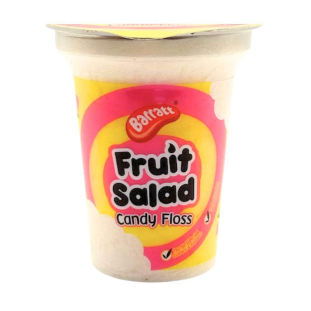 Wholesale Barratt Fruit Salad Candy Floss Cups 20g - 6 Count | Appleton Sweets