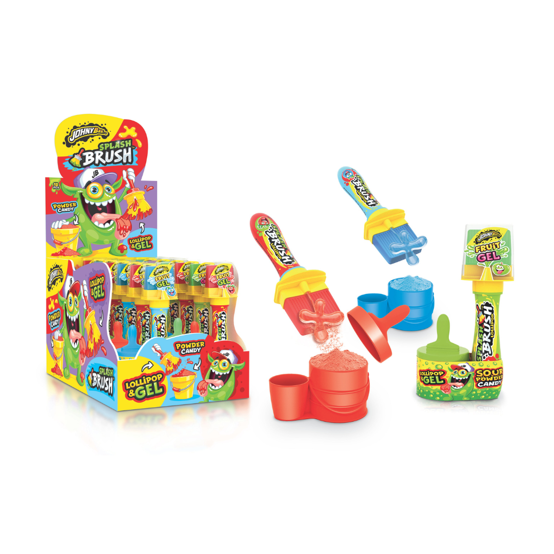 Wholesale Johnny Bee Splash Brush Candy - 12 Count | Appleton Sweets
