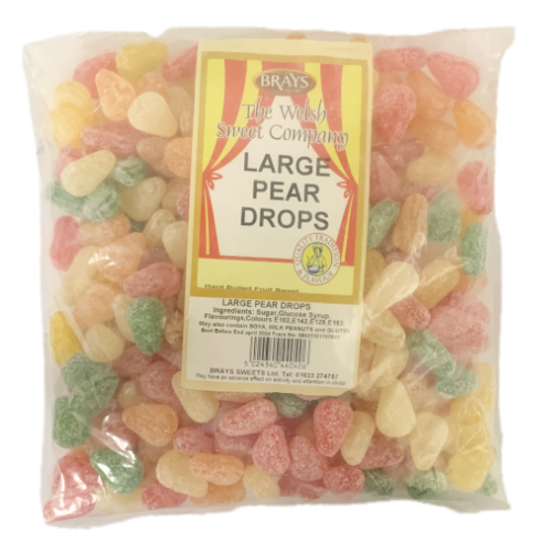Wholesale Brays Large Pear Drops Un-Wrapped - 2.75kg | Appleton Sweets