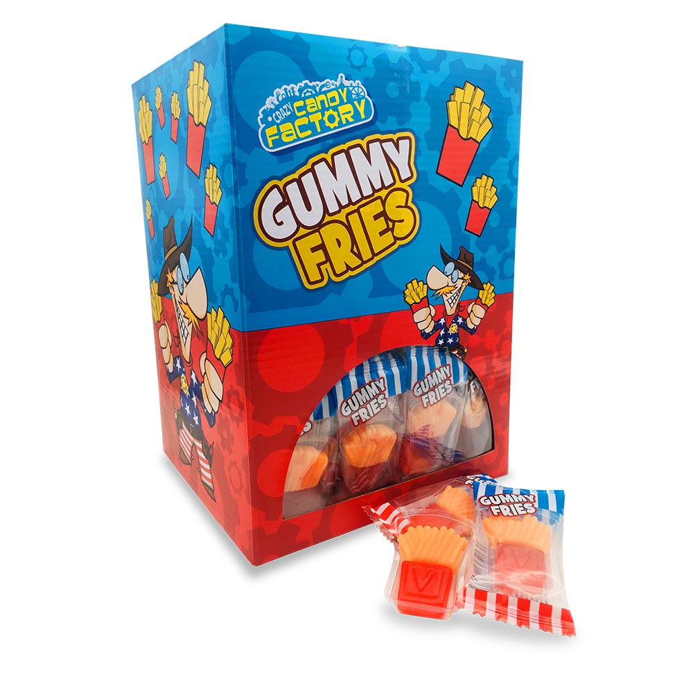 Wholesale Crazy Candy Factory Gummy Mini Fries 10g - 100 Count ...