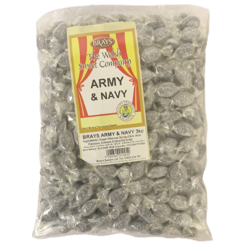 Wholesale Brays Army & Navy Wrapped - 2.75kg | Appleton Sweets