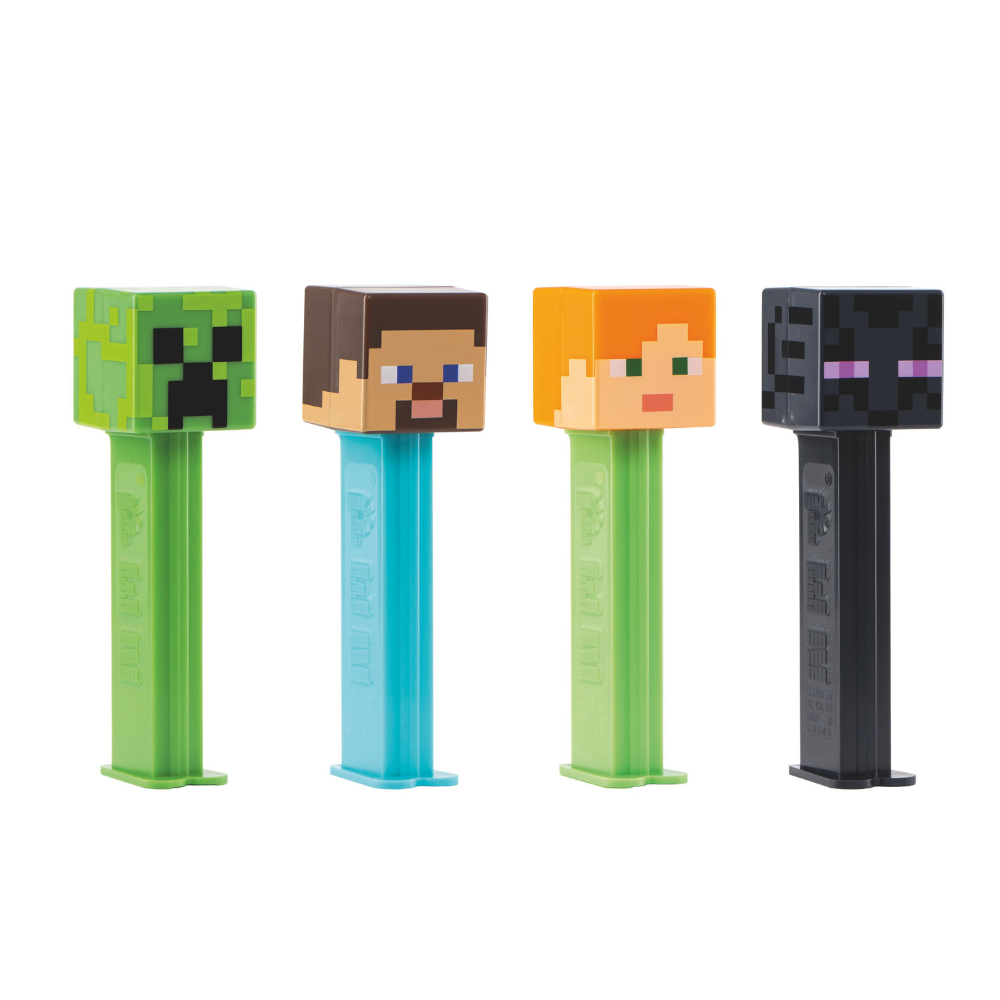 Wholesale Pez Minecraft 1+2 Dispensers - 12 Count | Appleton Sweets