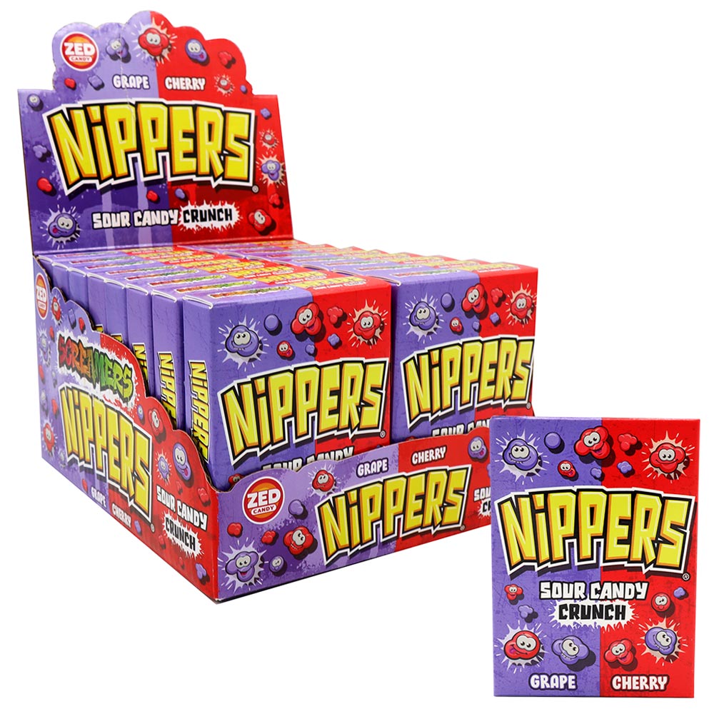 Wholesale Zed Candy Nippers Grape & Cherry Box 50g - 16 Count ...