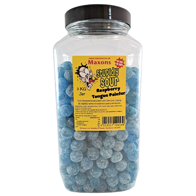 Wholesale Maxons Stupidly Sour Raspberry Tongue Painter Sweets - 3kg ...