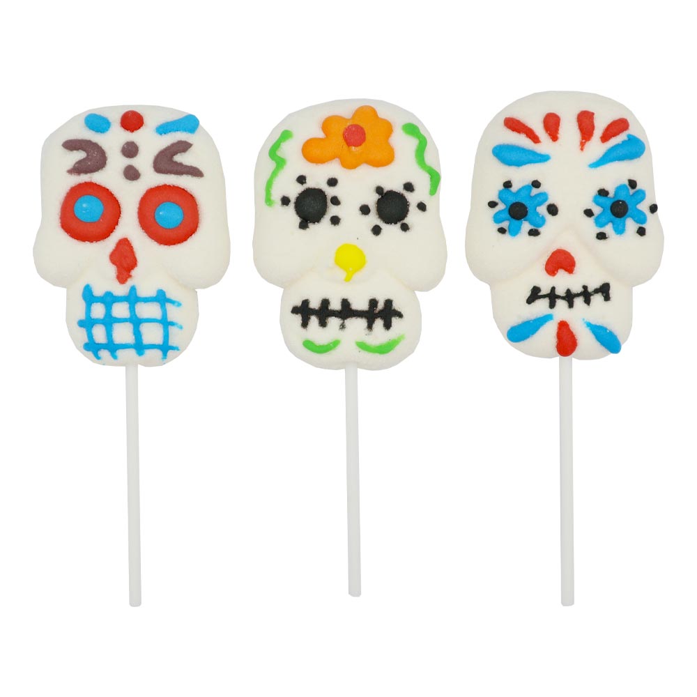 Wholesale Candy Realms Skull Mallow Pops 40g - 24 Count | Appleton Sweets