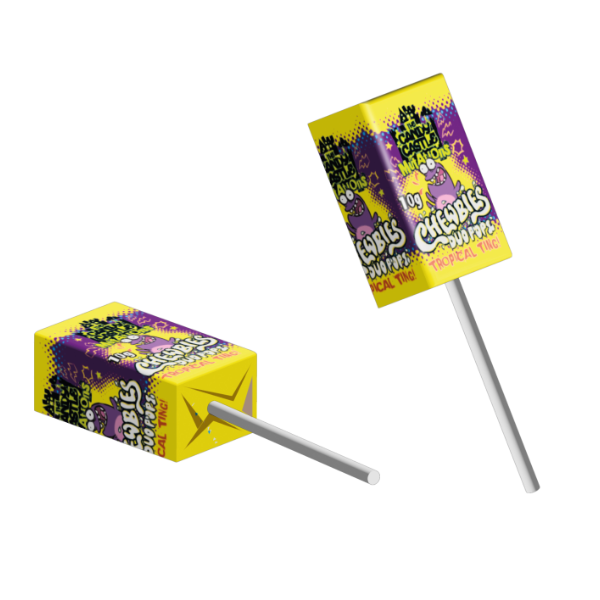 Wholesale CCCM Duo Pops Tropical Ting 10g - 30 Count | Appleton Sweets