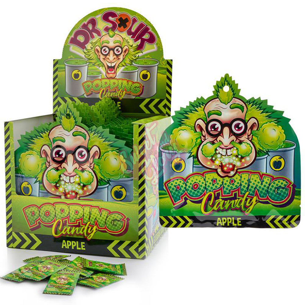 Wholesale Dr Sour Popping Candy Apple 15g - 20 Count | Appleton Sweets
