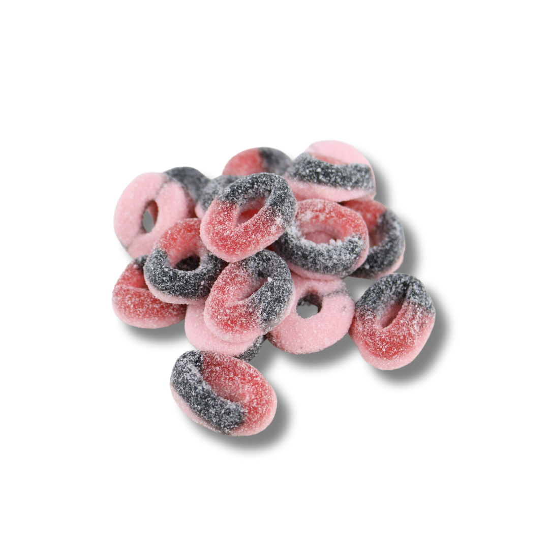 Wholesale Park Lane Sour Blackcurrant Rings - 2kg | Appleton Sweets