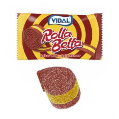 Wholesale Vidal Cola Rolla Belts - 24 Count | Appleton Sweets